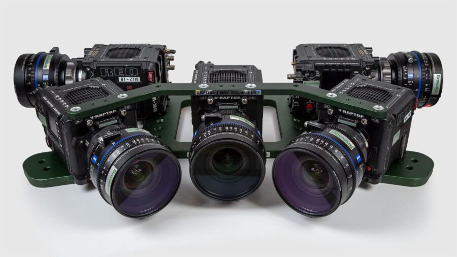 5- WAY (5 x RED DSMC3 V-RAPTOR [X]) LANDSCAPE ARRAY RIG Hire in the UK ...