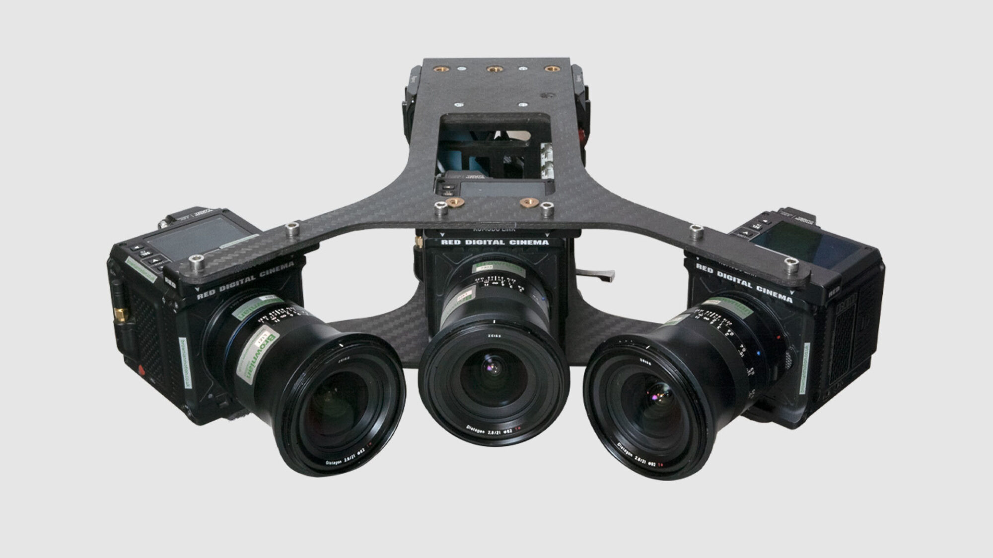 3-WAY RED KOMODO LANDSCAPE TOED-IN ARRAY RIG Hire in the UK & London